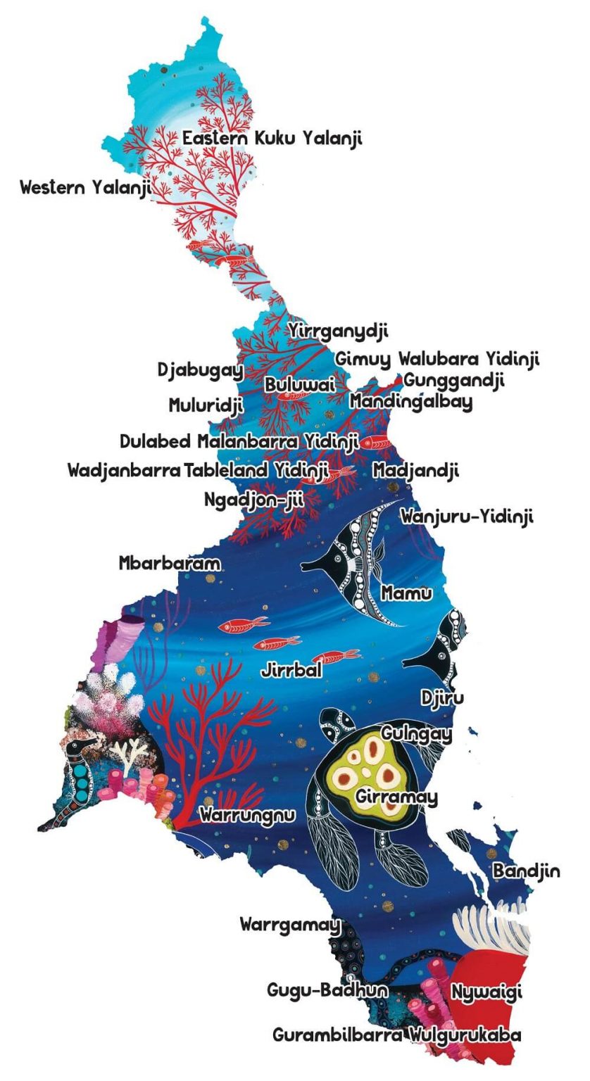 Traditional Owner Map: Wet Tropics Waterways